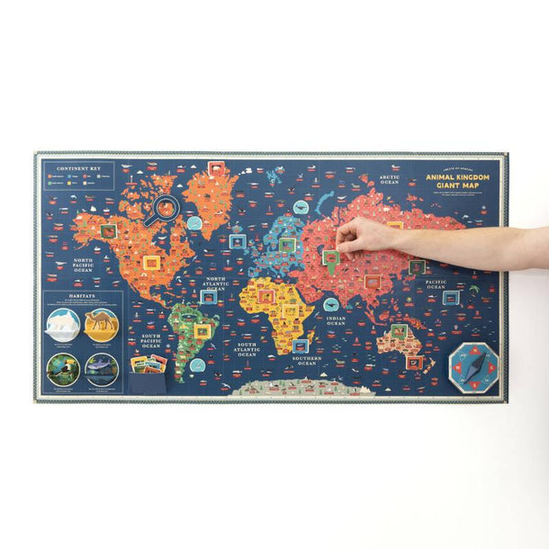 Create An Amazing Animal Kingdom Giant Map – Eve's Toy Shop