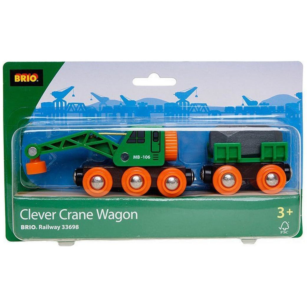 Brio Clever Crane Wagon – Eve's Toy Shop